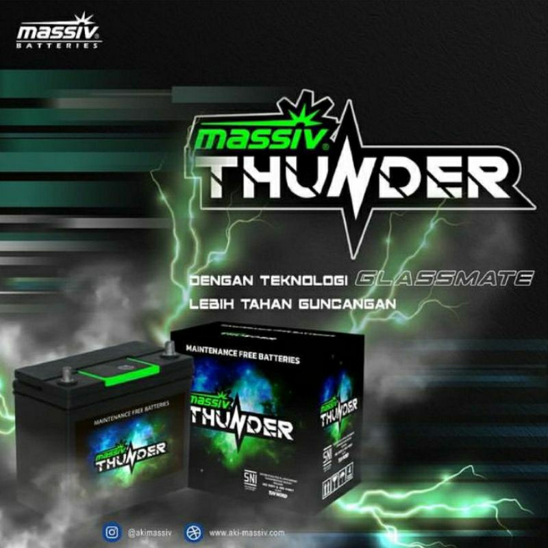 Jual aki Massive Thunder MF 95D23L Q85 MAZDA 2 CX5 BIANTE SKYACTIVE ...