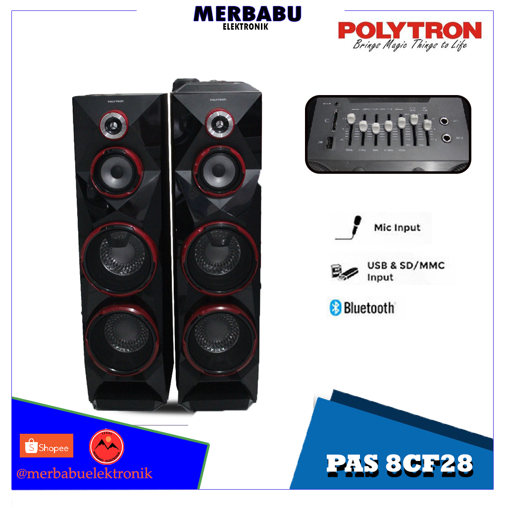Jual Polytron Active Speaker PAS-8CF28/PAS8CF28 | Shopee Indonesia