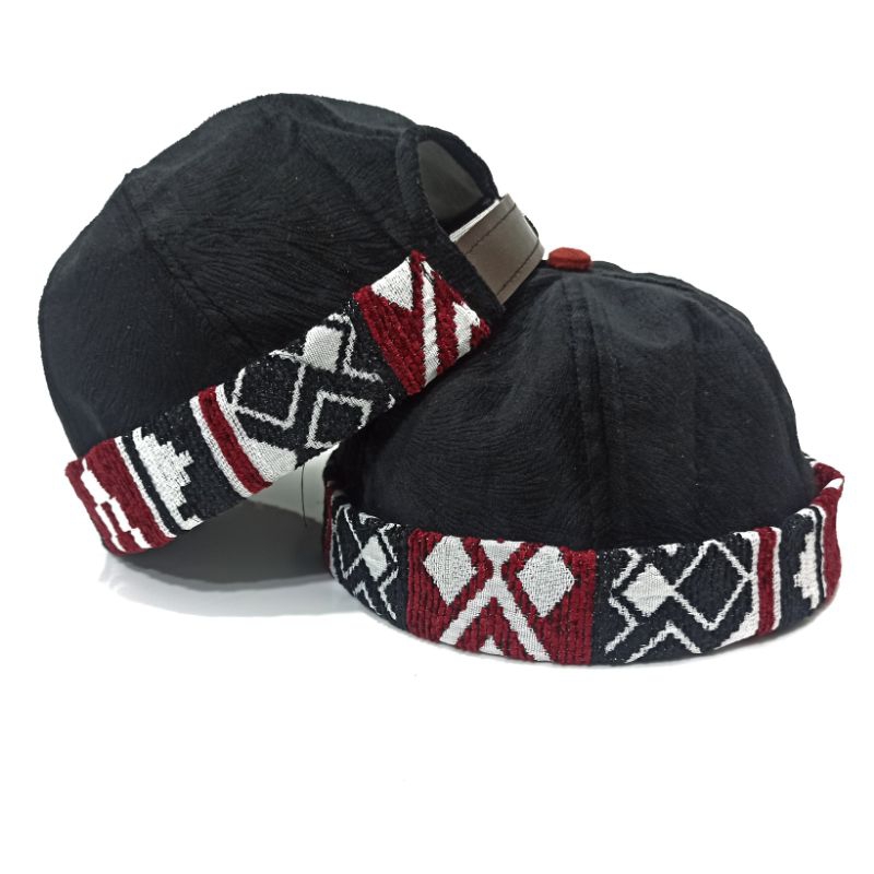 Jual Peci Mikihat Miki hat Bludru Dewasa Motif Etnik Songkok Batik ...