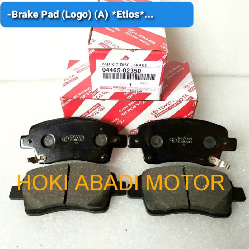 Jual Brake pad kampas rem depan Toyota Etios 04465-02350 Original | Shopee Indonesia