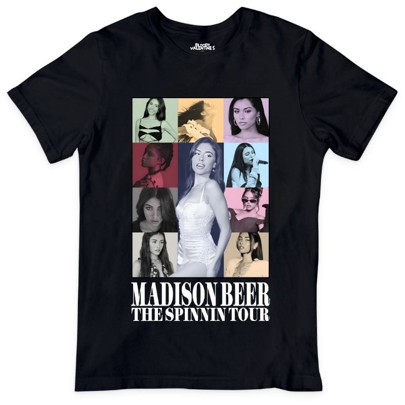Jual Madison Beer The Spinnin Tour Eras Tour Edition T-Shirt / Kaos ...