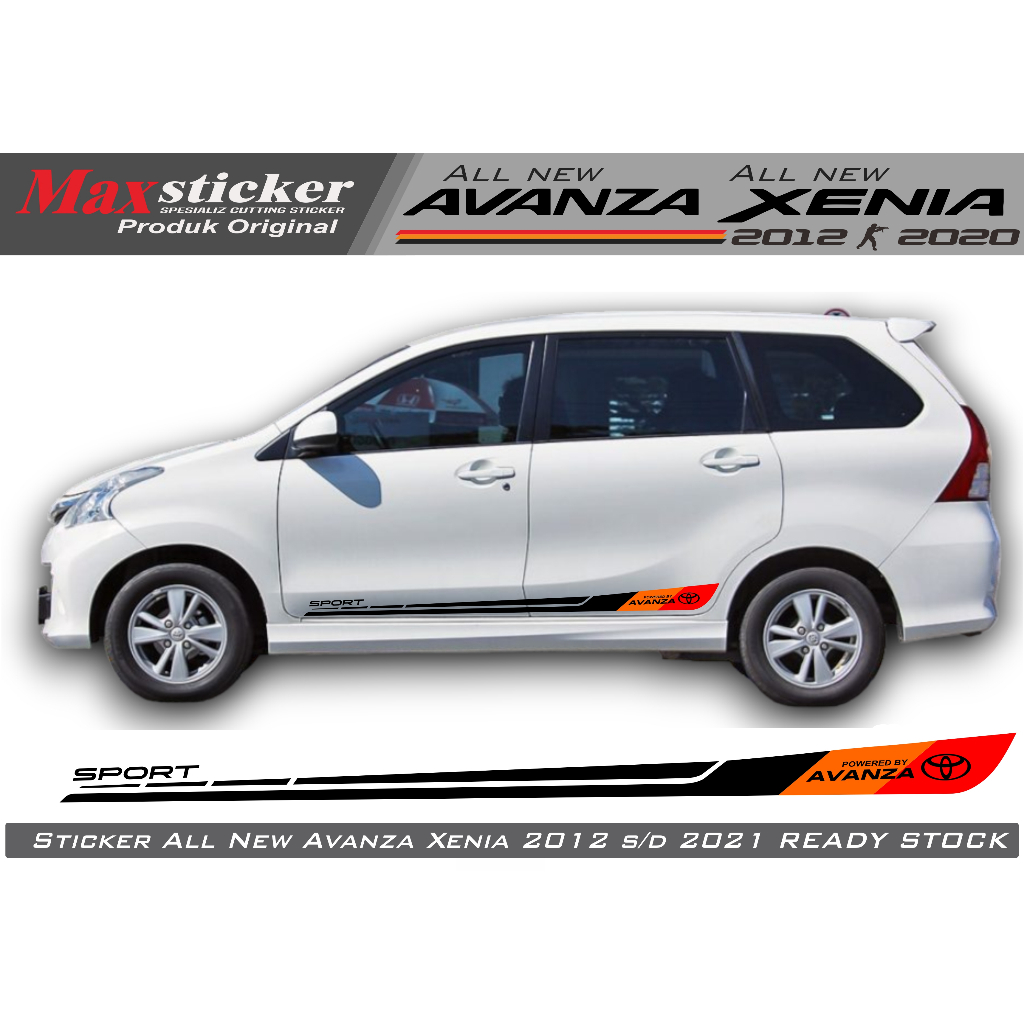 Jual STRIPING MOBIL AVANZA 2012-2020 STICKER MOBIL AVANZA VELOZ ...