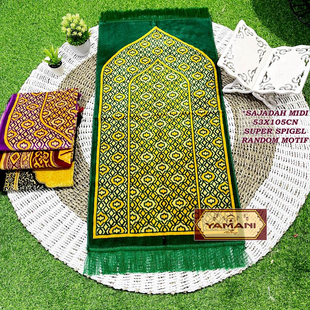 Jual Sajadah Dewasa Tebal Ukuran 55 cm x 110cm Sejadah Solat Dewasa ...