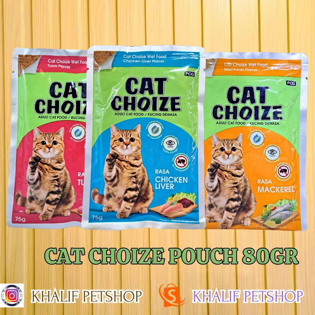 Jual Cat Choize Sachet Adult 75gr Makanan Basah Sachet 75gr Untuk ...