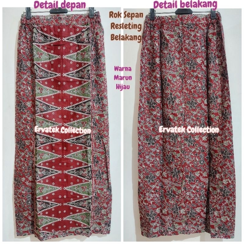 Jual Rok Sepan Tumpal ST21 Motif Pucuk Rebung / Bawahan Batik Betawi ...