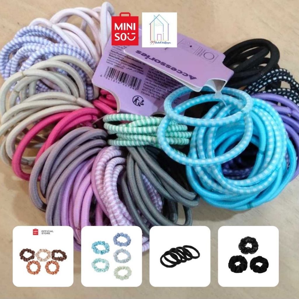 Jual MINISO Ikat Rambut Personal Adornment Rubber Band with Bamboo ...
