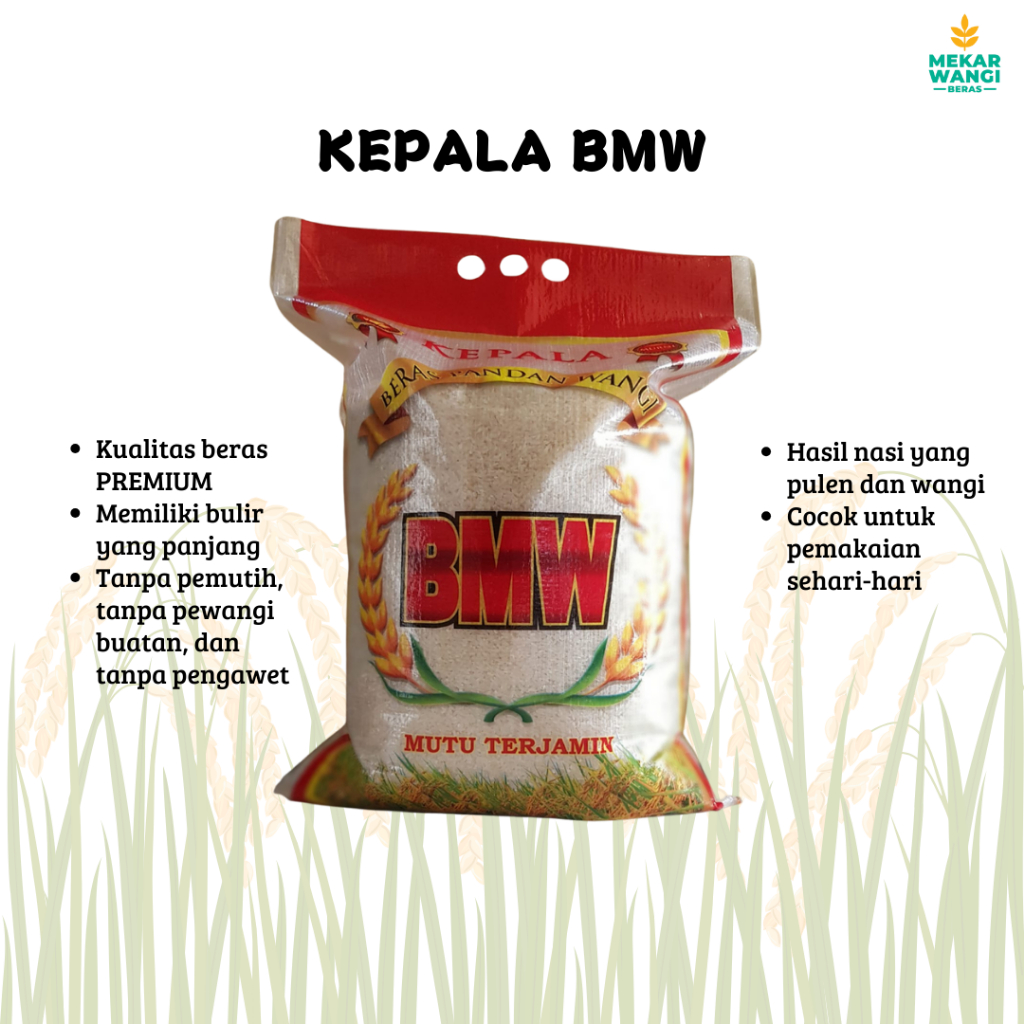 Jual BERAS KEPALA BMW 10KG | Shopee Indonesia