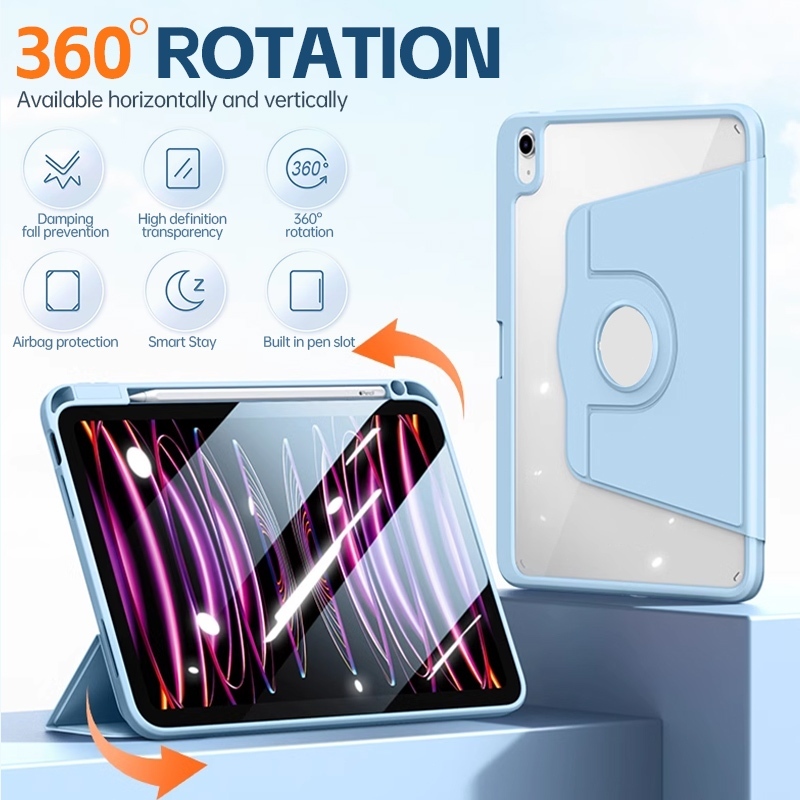 Jual Casing Ipad 360°Rotate Flip Case 10.2 inch ipad10.2 2021/2020/2019 ...
