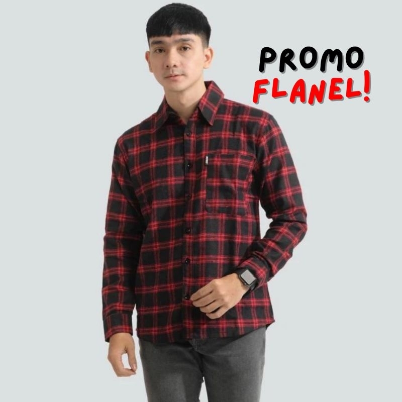 Jual Kemeja Panjang Pria Flanel | Kemeja Pria Lengan Panjang | Kemeja ...