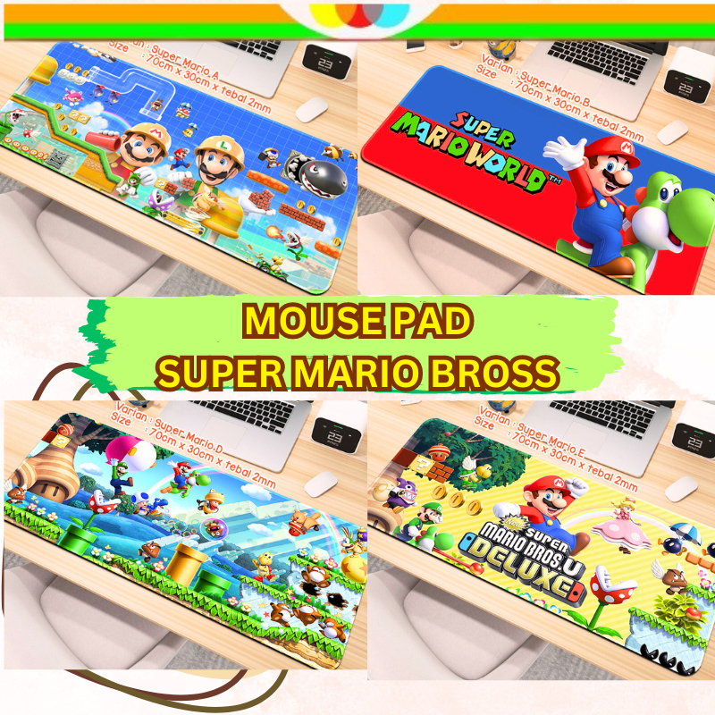 Jual PREMIUM MOUSE PAD PANJANG SUPER MARIO BROSS | LARGE KEYBOARD ...