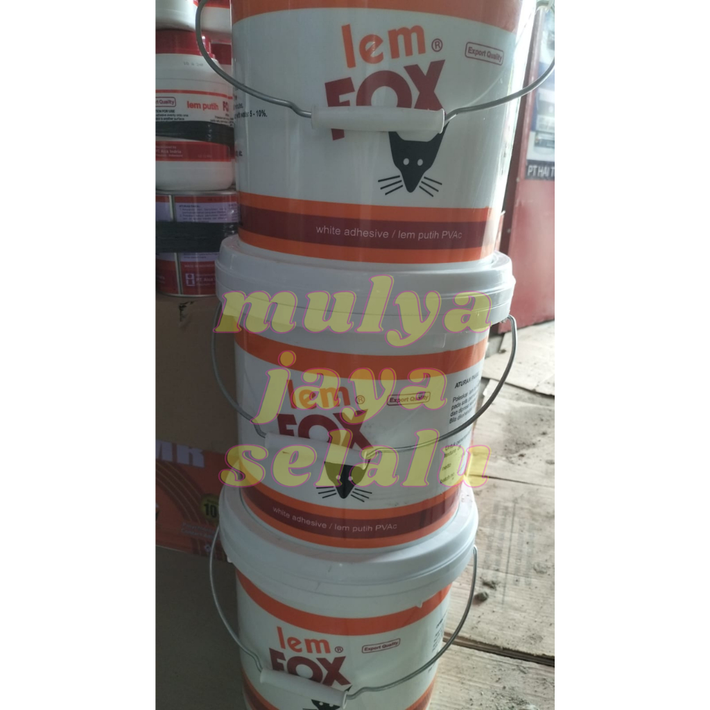 Jual LEM FOX PUTIH INWOOD EMBER 10KG | Shopee Indonesia