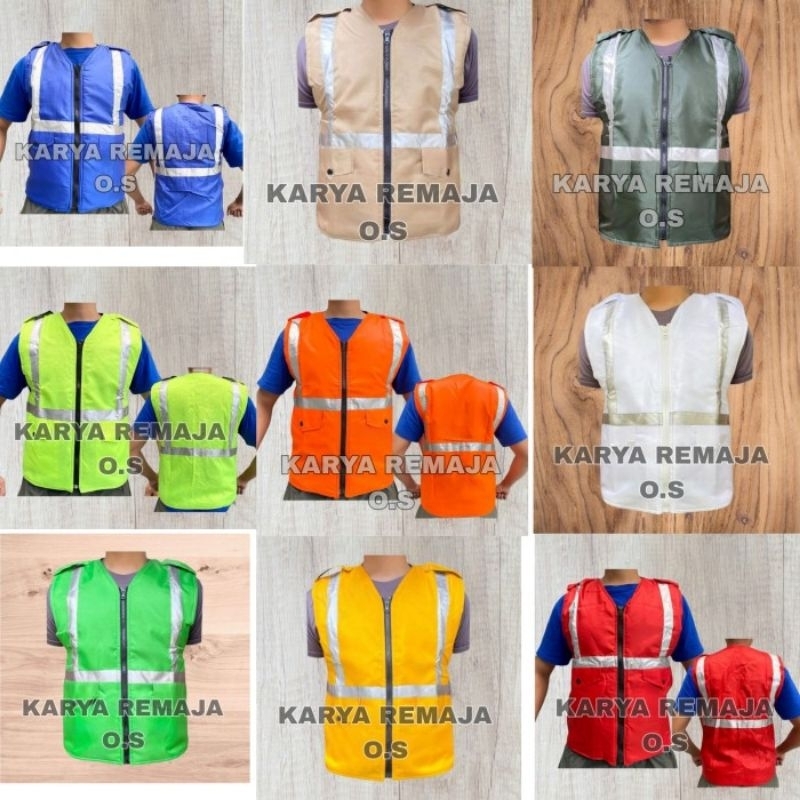 Jual Rompi Murah premium Parasut Rompi ojek Rompi Parkir Rompi safety ...