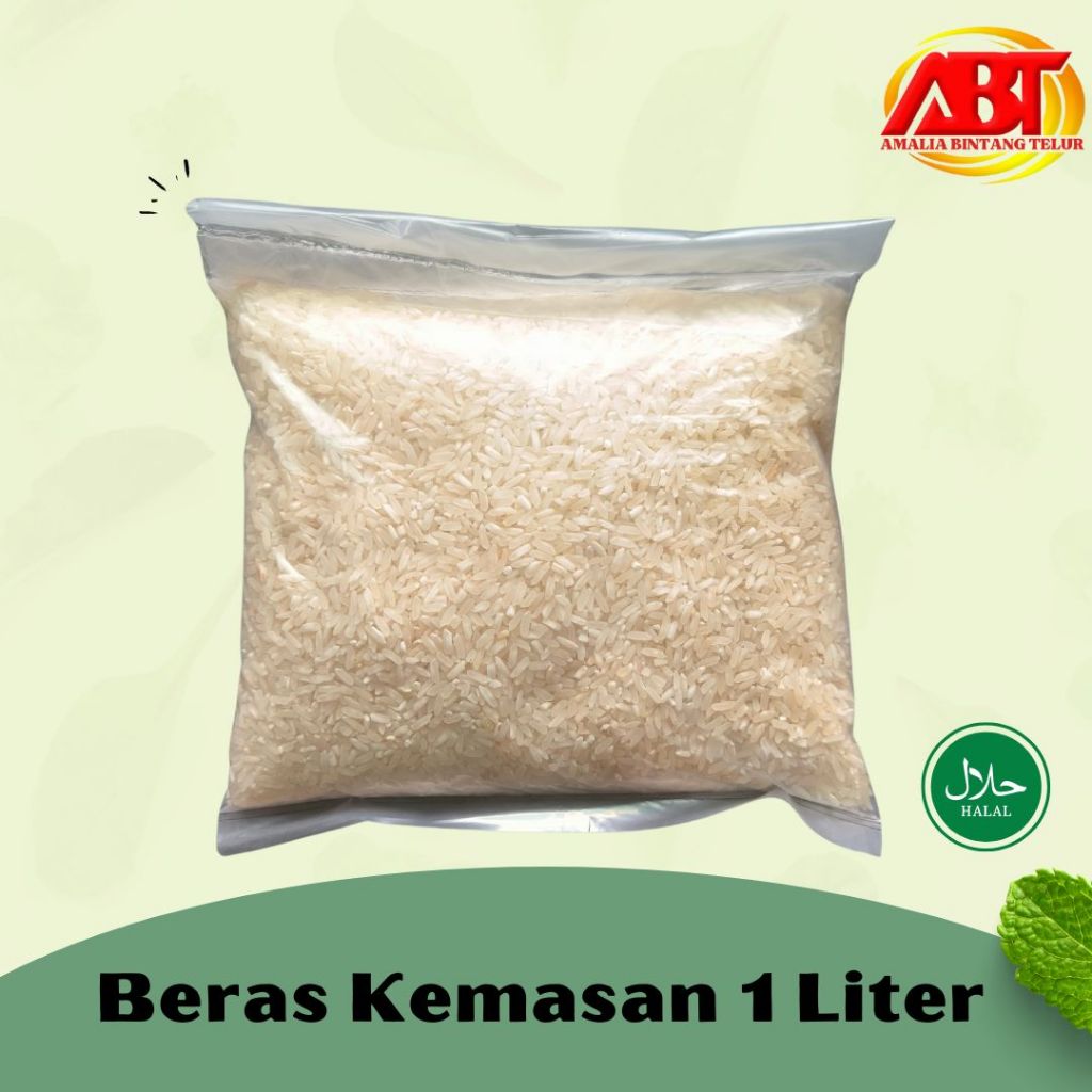 Jual ABT - Beras Pulen 1 Liter Enak,Bersih dan Putih (FRESH-AMAN ...