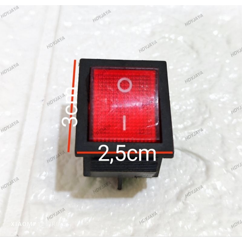 Jual Saklar switch KCD on-of merah 4soket | Shopee Indonesia