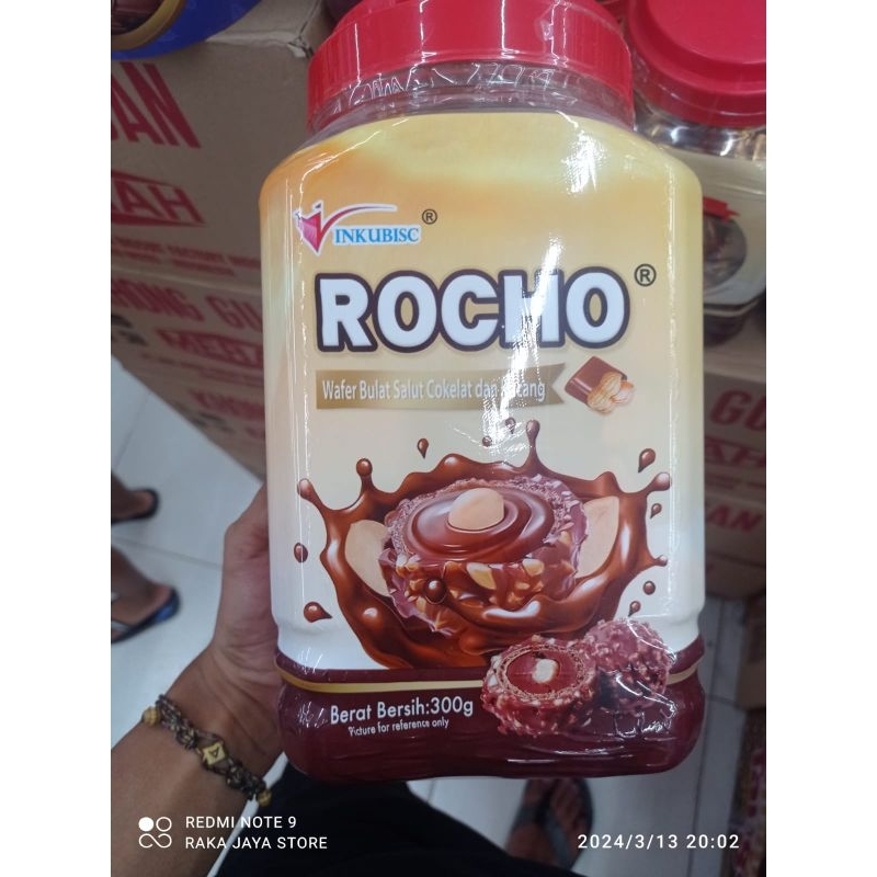 Jual Rocho wafer bulat coklat | Shopee Indonesia