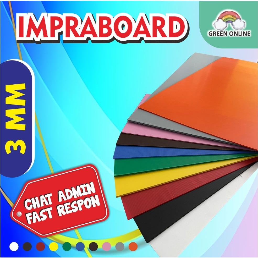 Jual 5 Lembar Impraboard / Infraboard / PP Board 20x30cm 3mm | Shopee ...