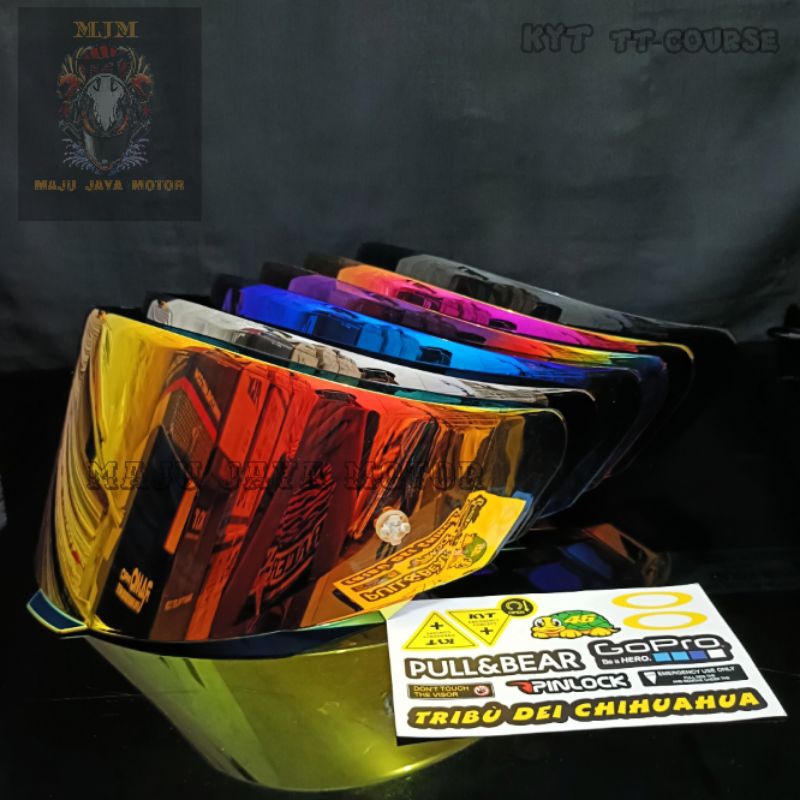 Jual Kaca KYT TT-COURSE//Flat Visor Pnp KYT TTC,KBR Fullface Bonus ...