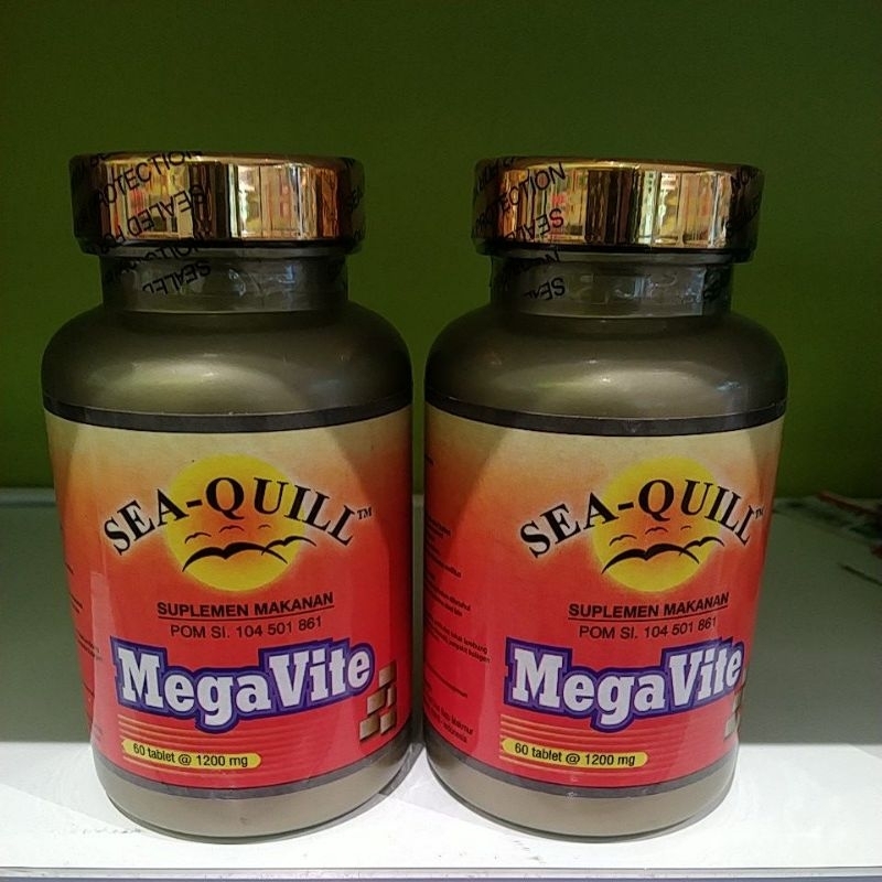 Jual Sea-Quill MegaVite ( 60 Tablets ) | Shopee Indonesia