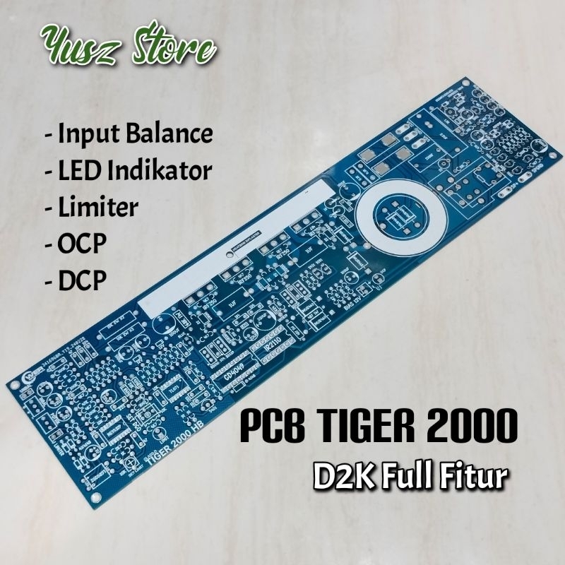 Jual PCB D2K Tiger 2000 HB Full fitur Halfbridge Class D power Amplifier | Shopee Indonesia