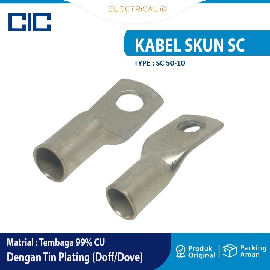 Jual CABLE SCHOEN / SKUN SC 50-10 MM NICKEL PLATING (MENGKILAP) | Shopee Indonesia