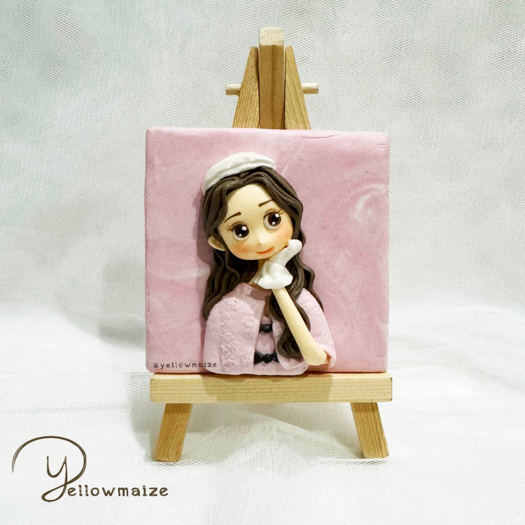 Jual 3D Clay Painting Custom - portrait gift hadiah souvenir clay ...