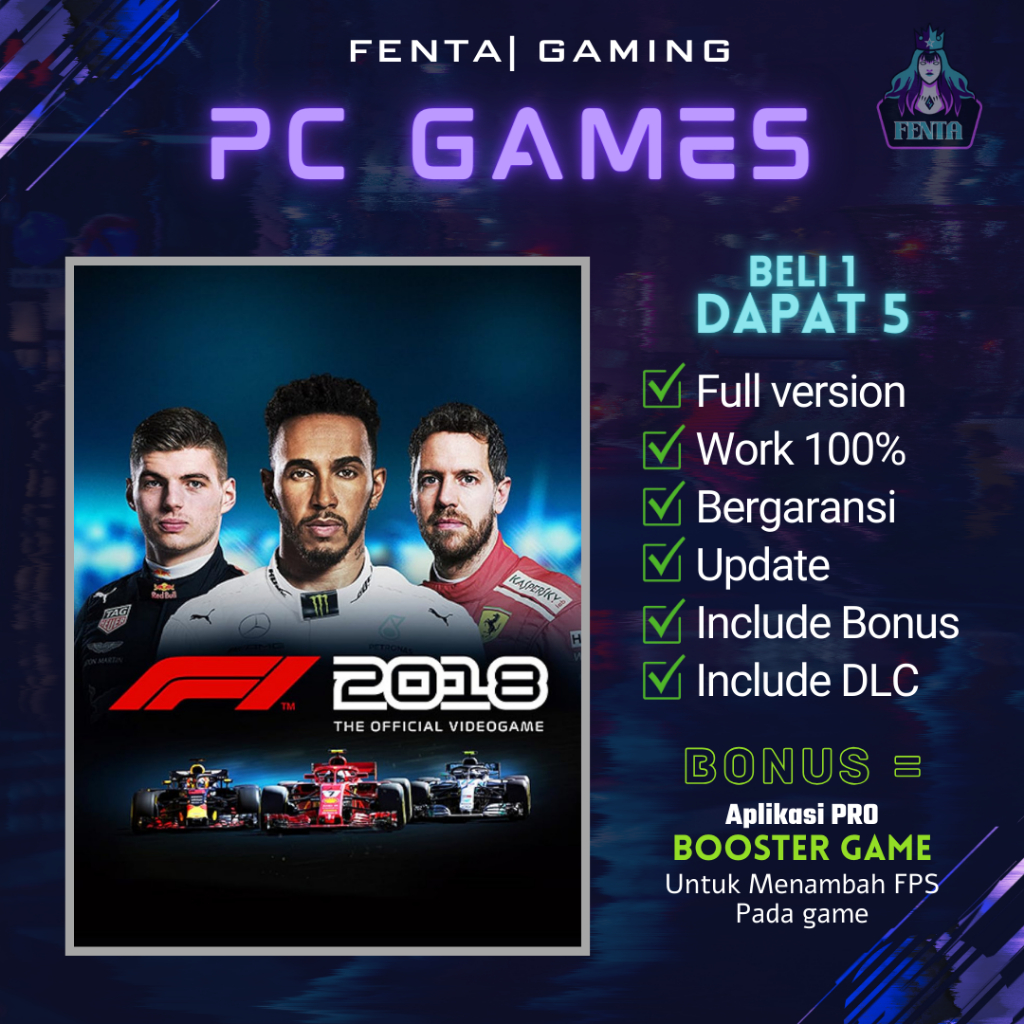 Jual F1 2018 - GAME PC - GAME LAPTOP | Shopee Indonesia