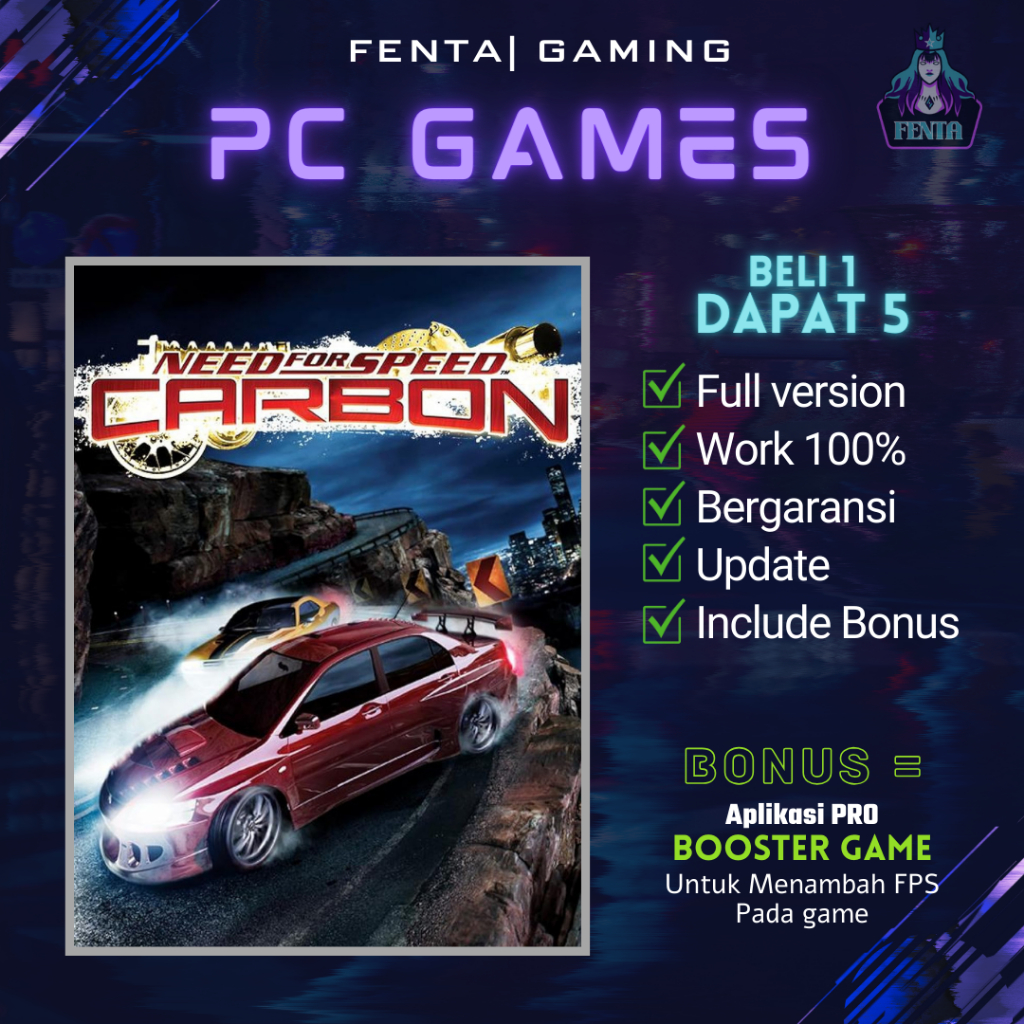 Jual NEED FOR SPEED CARBON COLLECTORS EDITION - GAME PC - GAME LAPTOP ...