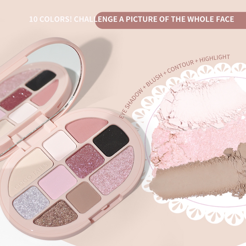Jual GOGOTALES Palet Eyeshadow 10 Warna Komprehensif All-in-one untuk ...
