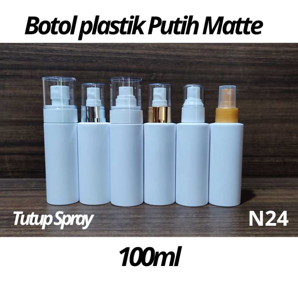 Jual Botol Plastik putih matte 100ml Botol Skincare Botol toner Botol ...