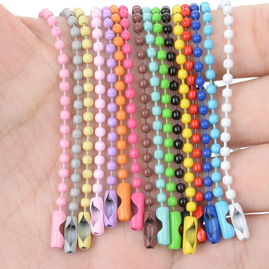 Jual 【10pcs】Rantai Kuku Biji Lada DIY Gantungan Kunci Warna Warn ...