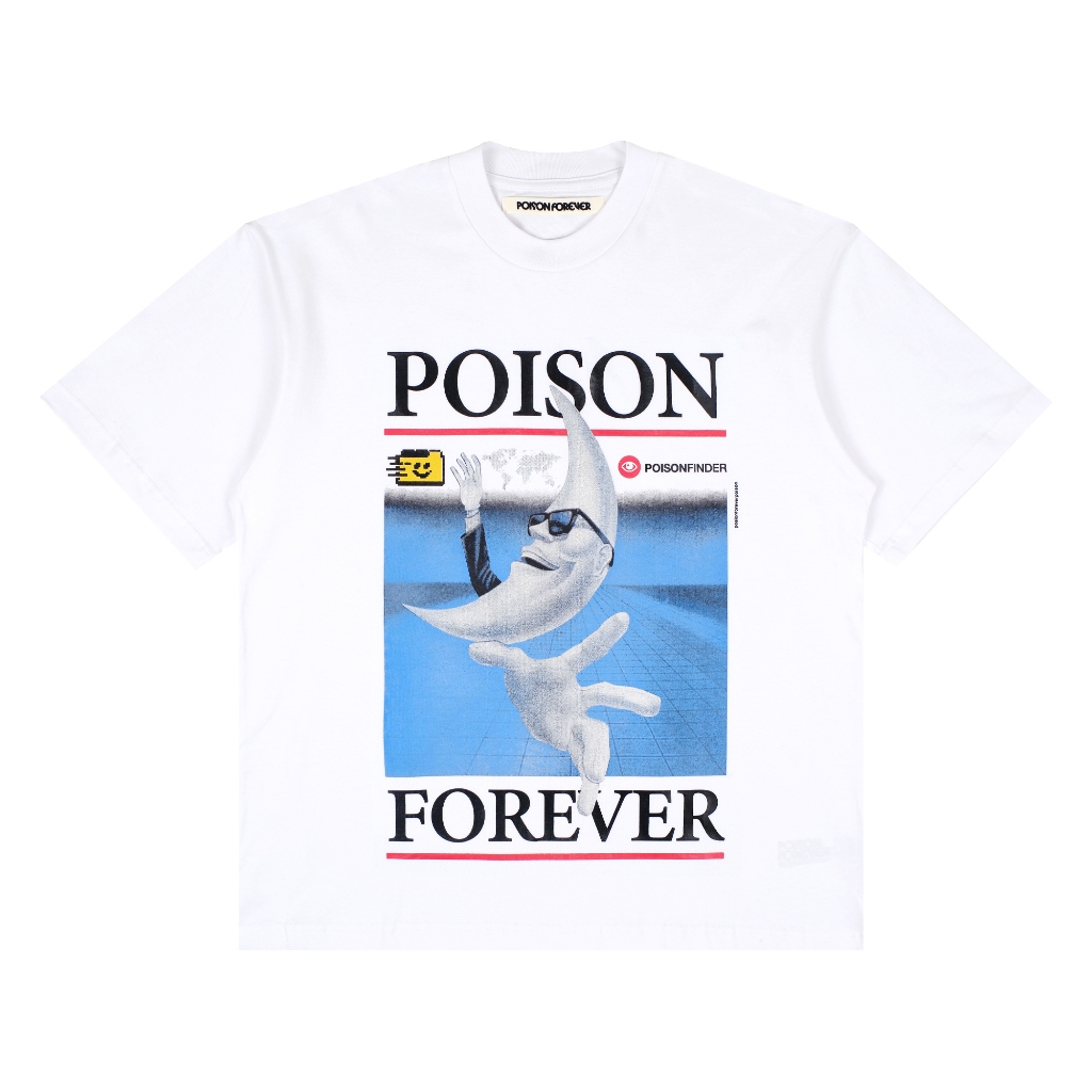 Jual POISON FOREVER - HEAVYWEIGHT TSHIRT MOONFINDER WHITE - Kaos Pria ...