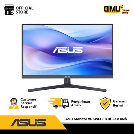 Jual Asus Gaming Monitor VU249CFE-B BL 23.8" LED IPS 1ms 100Hz Flicker ...