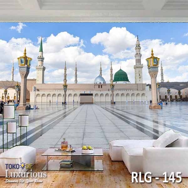 Jual Wallpaper Custom 3D Dinding Sticker Masjid Stiker Mekah Walpaper ...