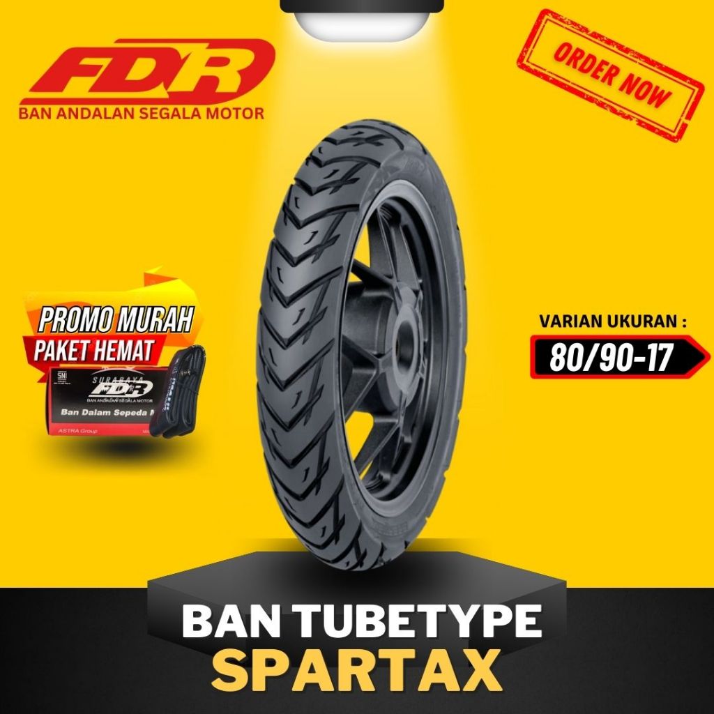 Jual [READY COD] BAN FDR SPARTAX TUBETYPE / BAN FDR TUBETYPE RING 17 ...