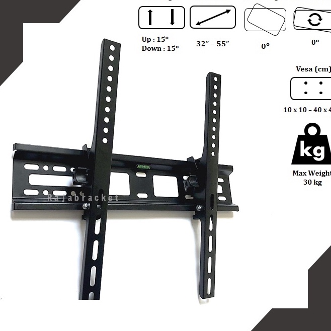 Jual SSw Bracket TV 32 Inch 7 Inch Cocok Semua Merk Tv Tebal 2 Arah Nunduk Dangak Universal ...