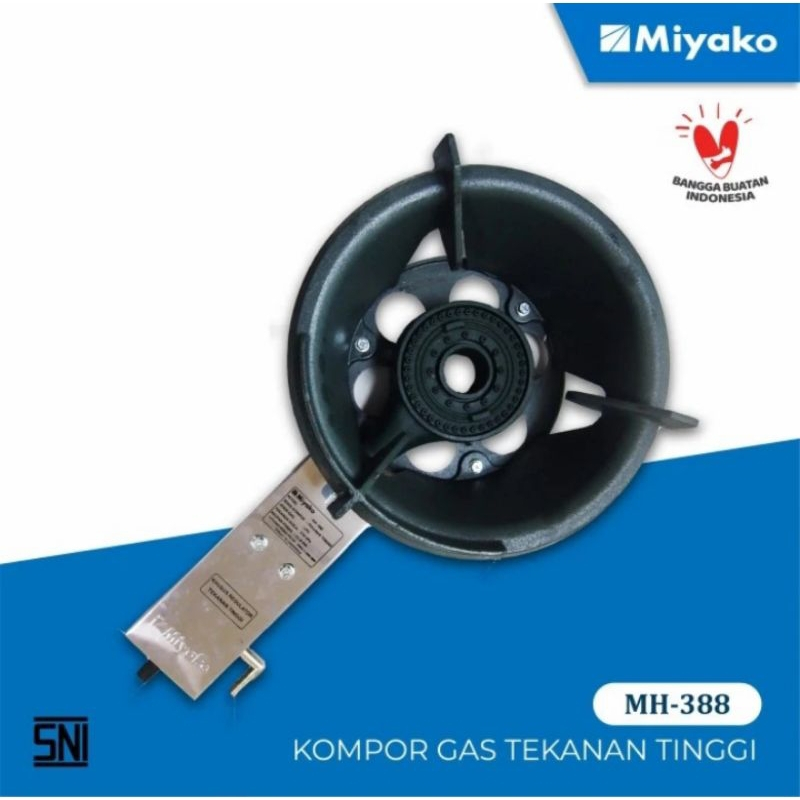 Jual KOMPOR GAS SERIBU MATA MIYAKO MH388 / MH 388 GAS STOVE 1 MATA ...