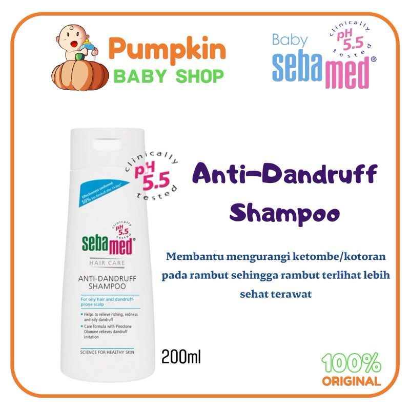 Jual SEBAMED Anti Dandruff Shampoo Anti Ketombe 200ML | Shopee Indonesia