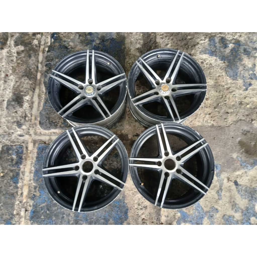 Jual Velg mobil racing bekas ring 16 pcd 5x114 ertiga new carry ...