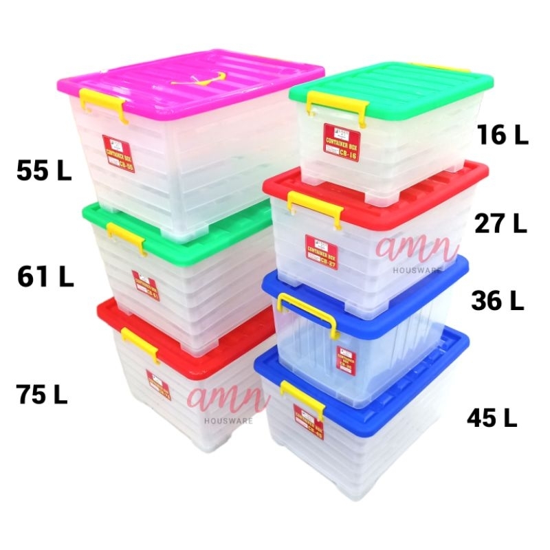 Jual SLP Container Box Bening Transparan / Box Container / Kontainer ...