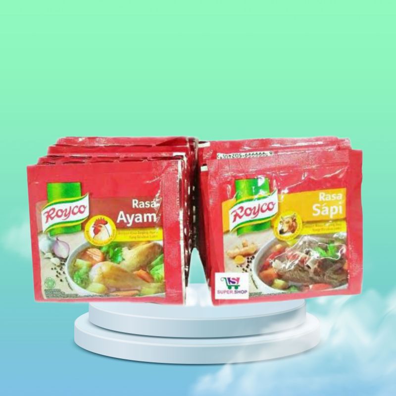 Jual ROYCO PENYEDAP RASA AYAM RENCENG ISI 12 SACHET | Shopee Indonesia