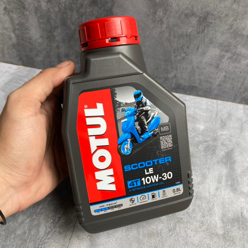 Jual OLI MESIN MOTUL SCOOTER LE 10W-30 (BIRU) 0.8 LITER | OLI MOTOR ...