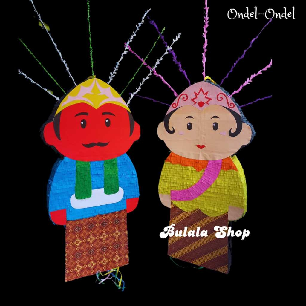 Jual Pinata Tarik Karakter Ulang Tahun Motif Ondel Ondel | Shopee Indonesia