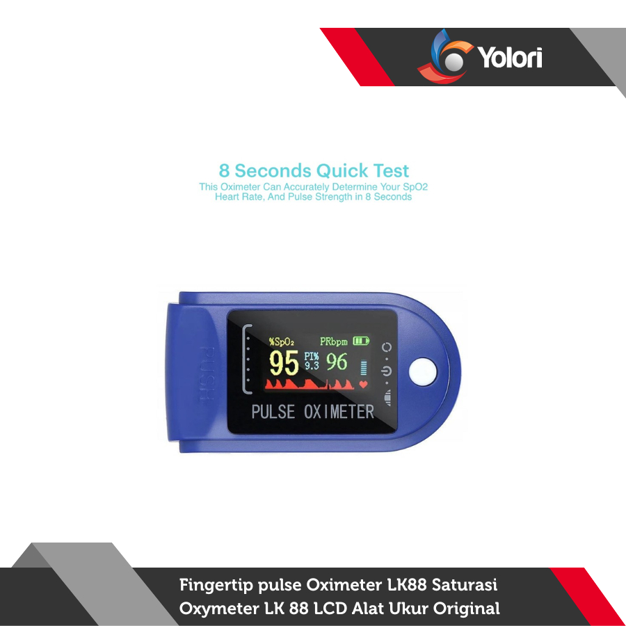 Jual Fingertip pulse Oximeter LK88 Saturasi Oxymeter LK 88 LCD Alat ...