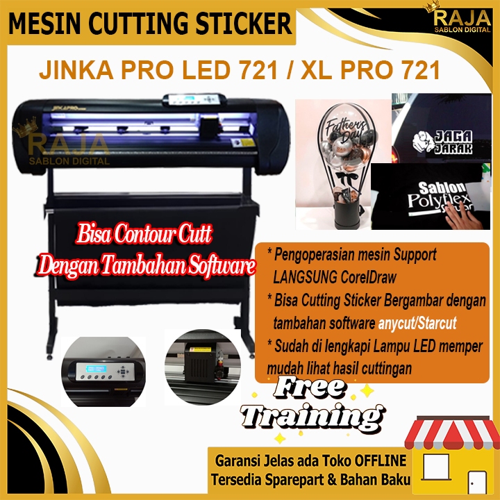 Jual Mesin Cutting Sticker PRO 721 LED / XL PRO 721 Coreldraw | Shopee ...