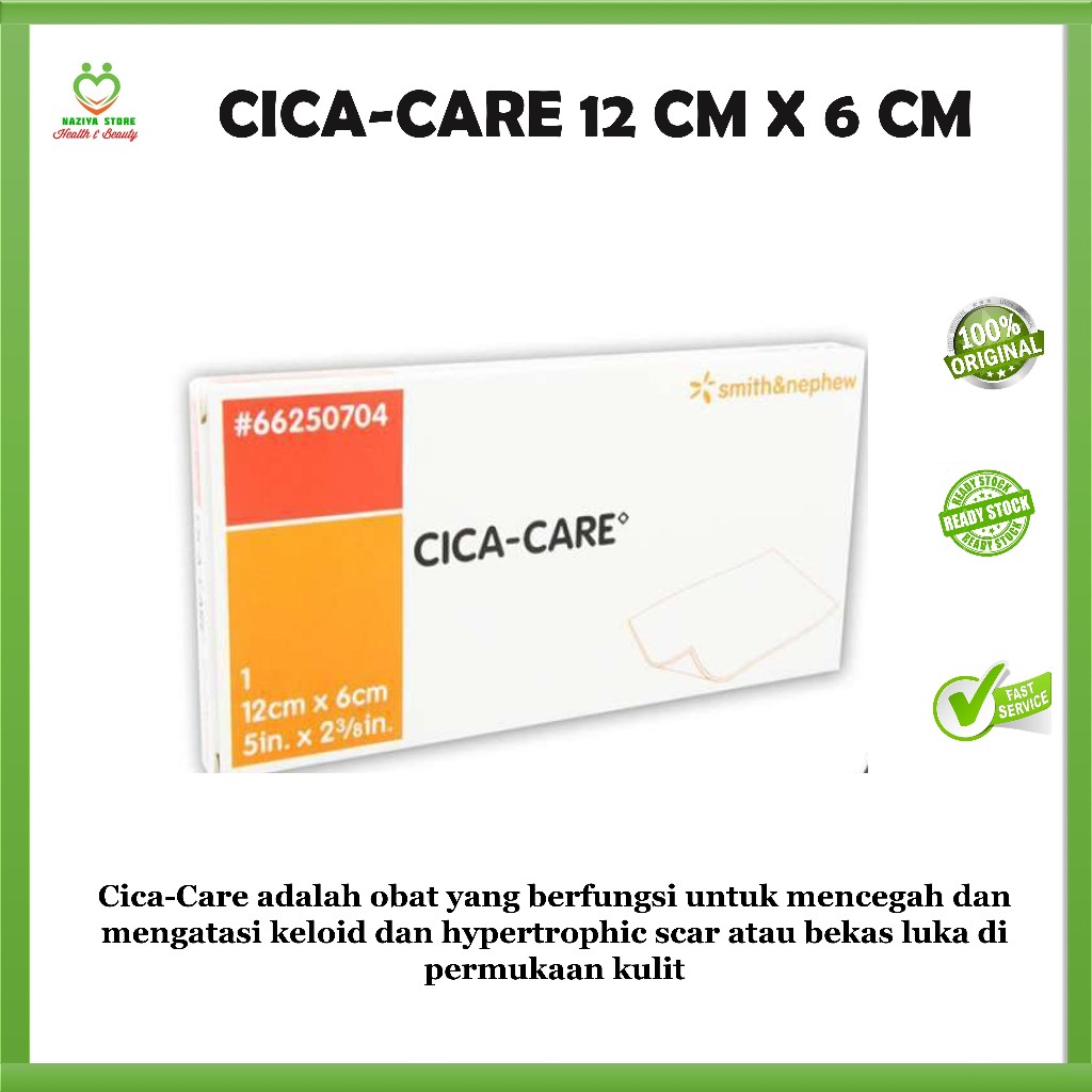 Jual CICA CARE 12cm x 6cm - Menghilangkan Bekas Luka & Keloid | Shopee ...