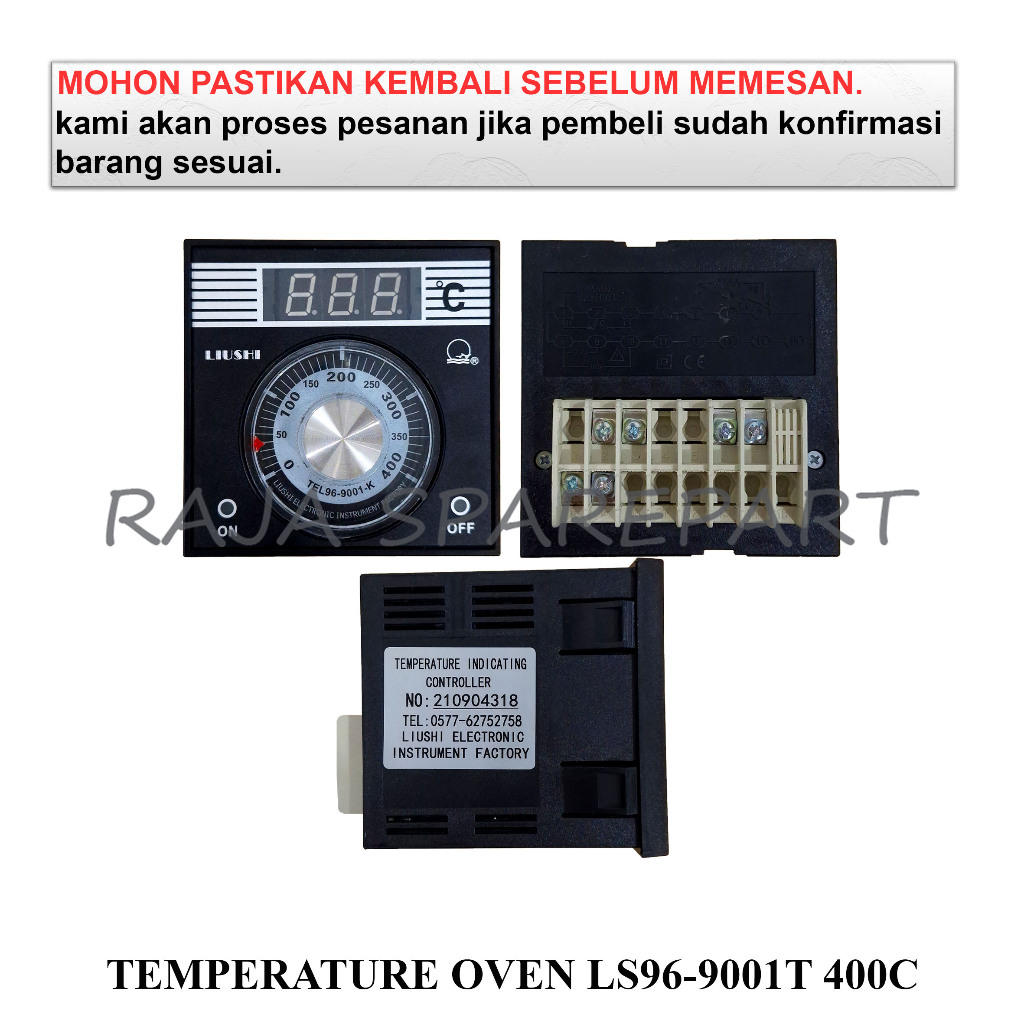 Jual TCO9 THERMOSTAT OVEN/MODUL DIGITAL OVEN/TEMPERATURE OVEN LS96 ...