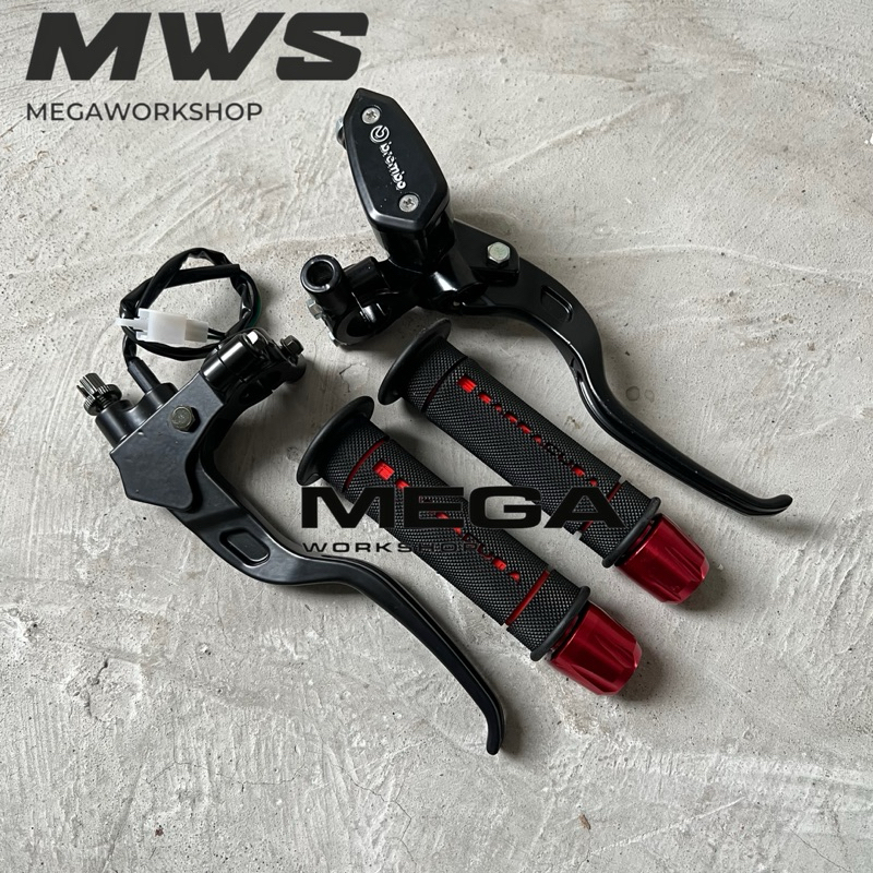 Jual Paket Set Master Rem Tipe Oval + Handgrip PARACUDA HG55 + Jalu ...