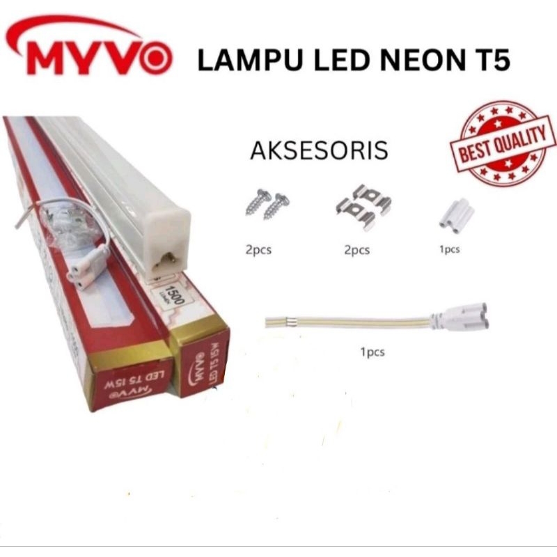 Jual LAMPU LED TUBE T5 MYVO 5W 10W 15W 20W 5 VARIAN WARNA - LAMPU T5 ...