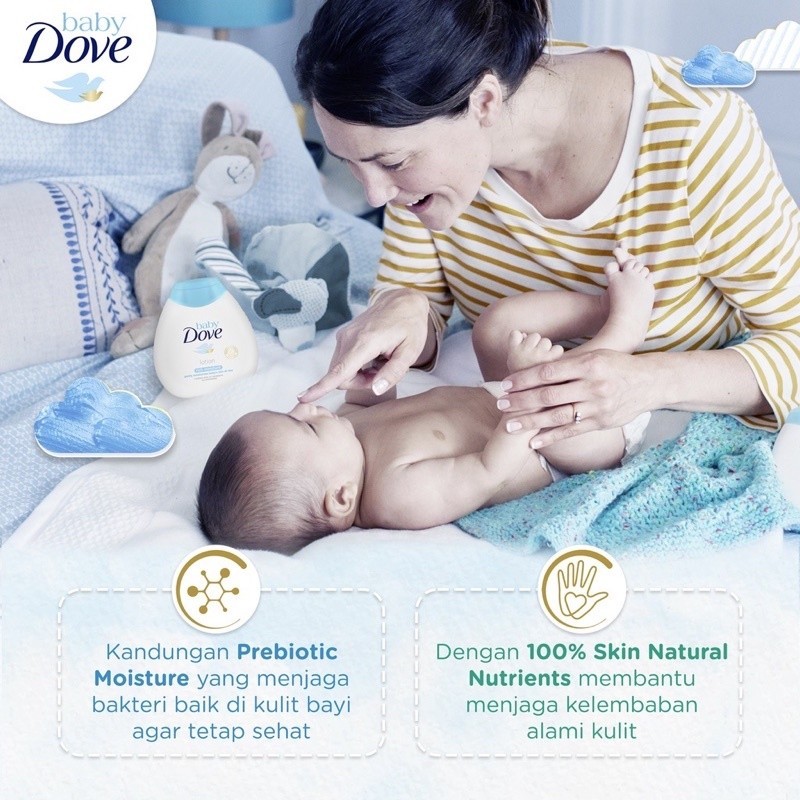 Jual Dove Baby REFILL Wash Size 220ml & 430ml Hair to Toe Wash Shampoo ...
