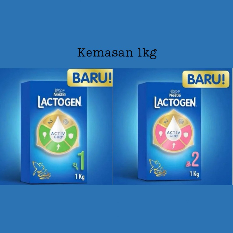 Jual Lactogen 1 / 2 (0-6 & 6-12 bulan) 1kg | COD spaylater Instant ...